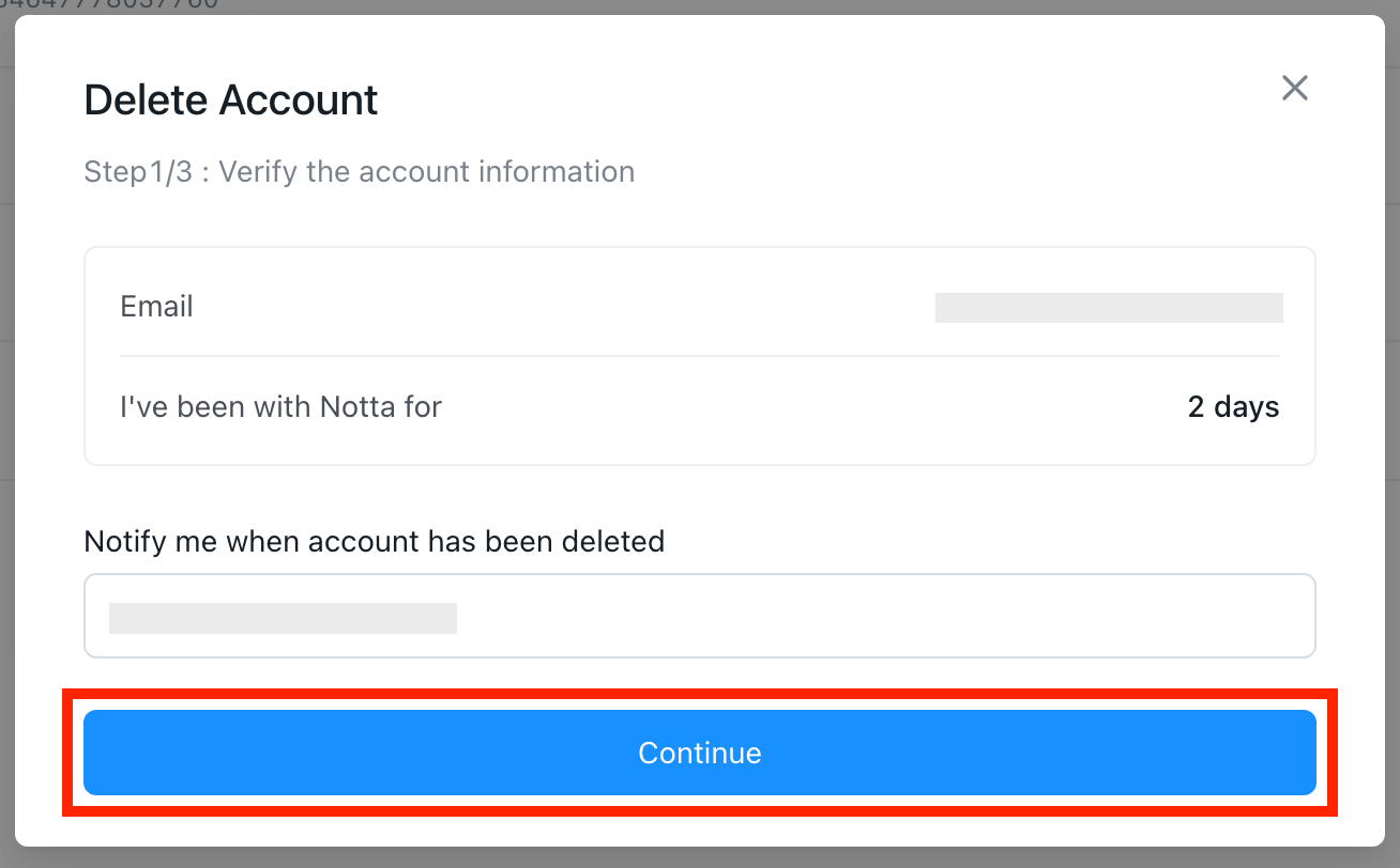 How to delete my Notta account? – Notta - Help Center