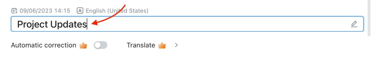 How to edit transcripts? – Notta - Help Center