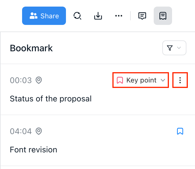 Edit transcripts – Notta - Help Center