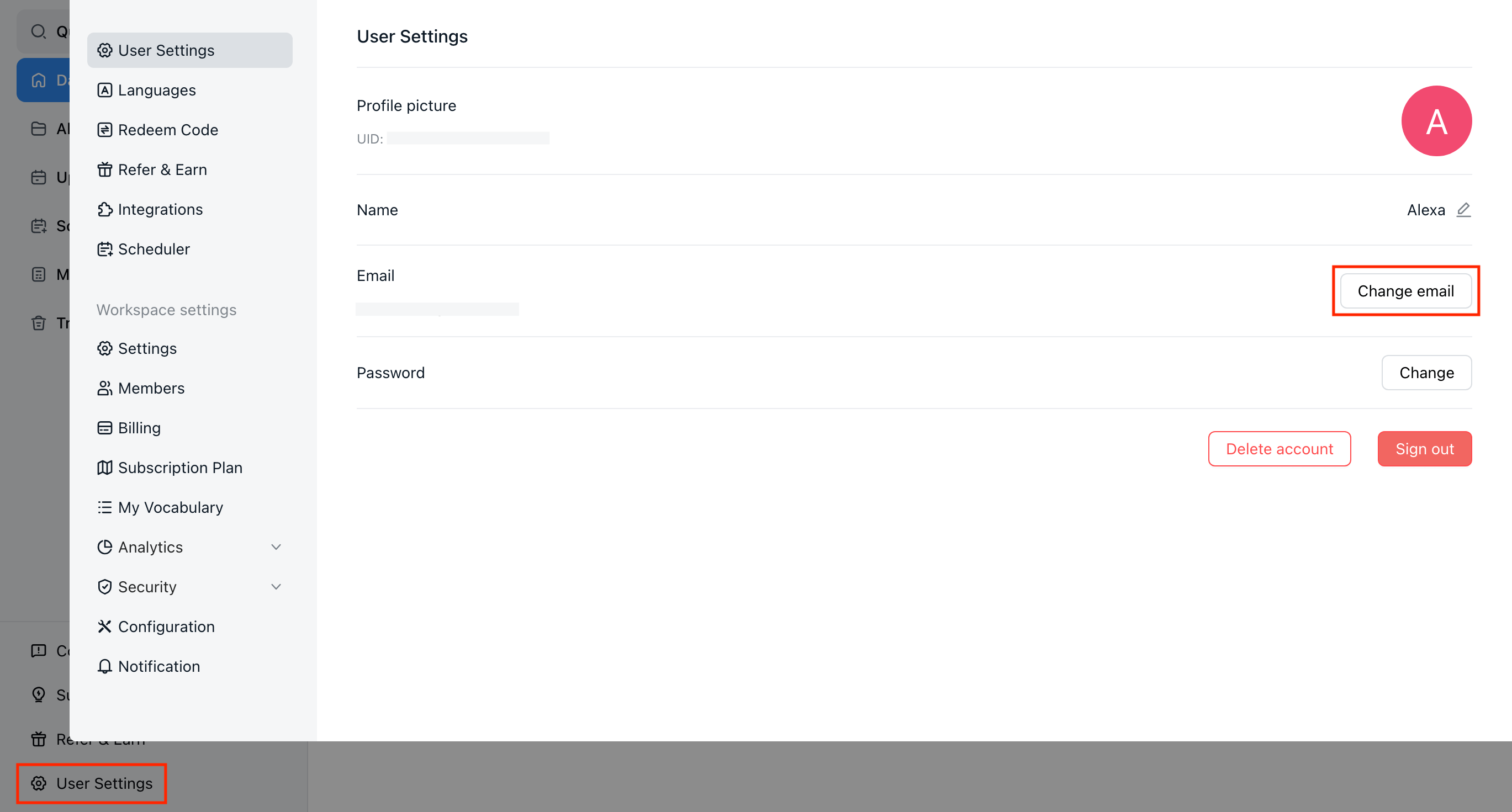 How to change my email address? – Notta - Help Center