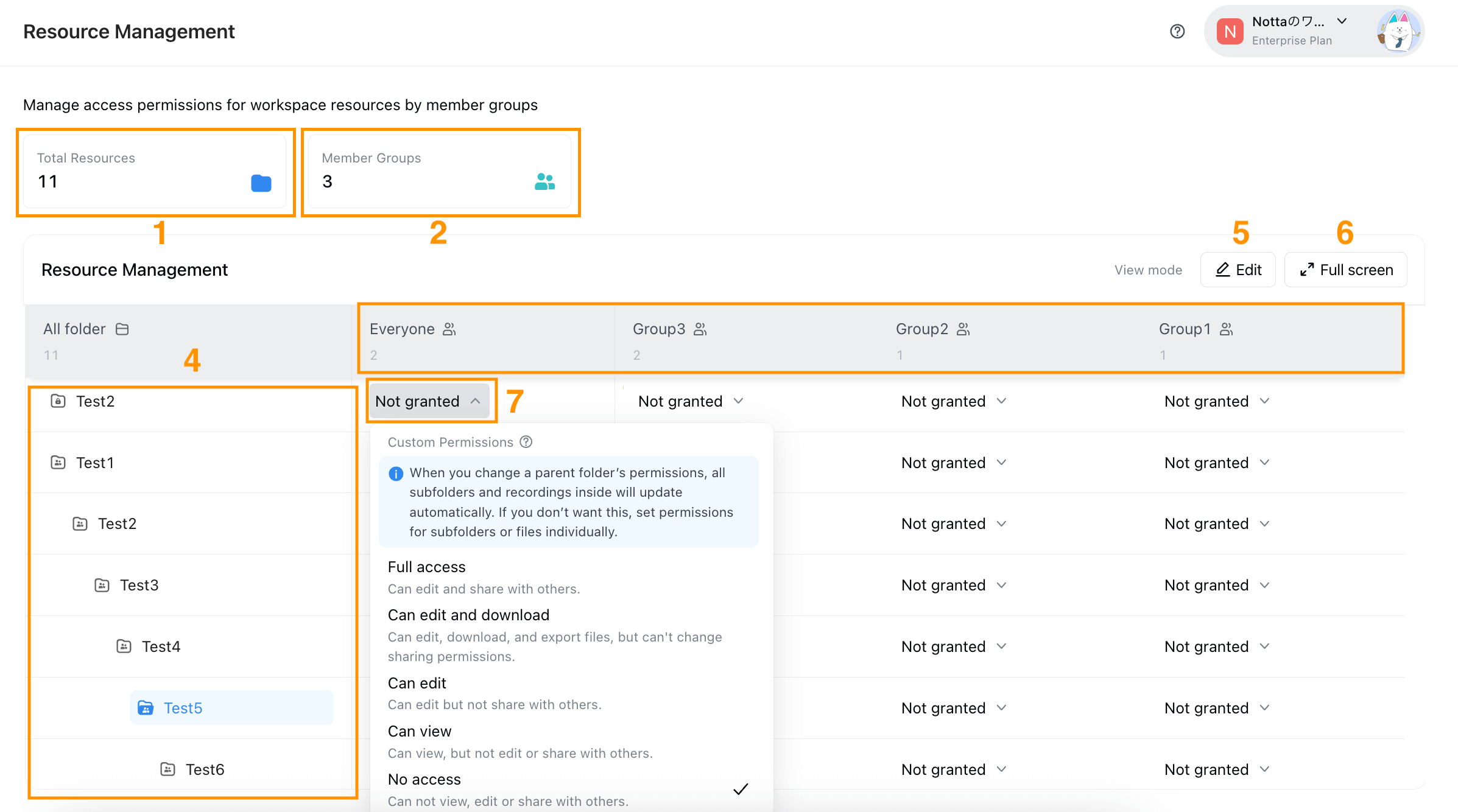 Workspace-wide resource management – Notta - Help Center